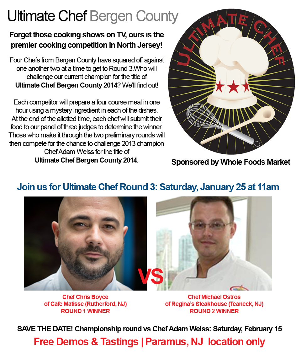Ultimate Chef Bergen County Round 3 this Saturday