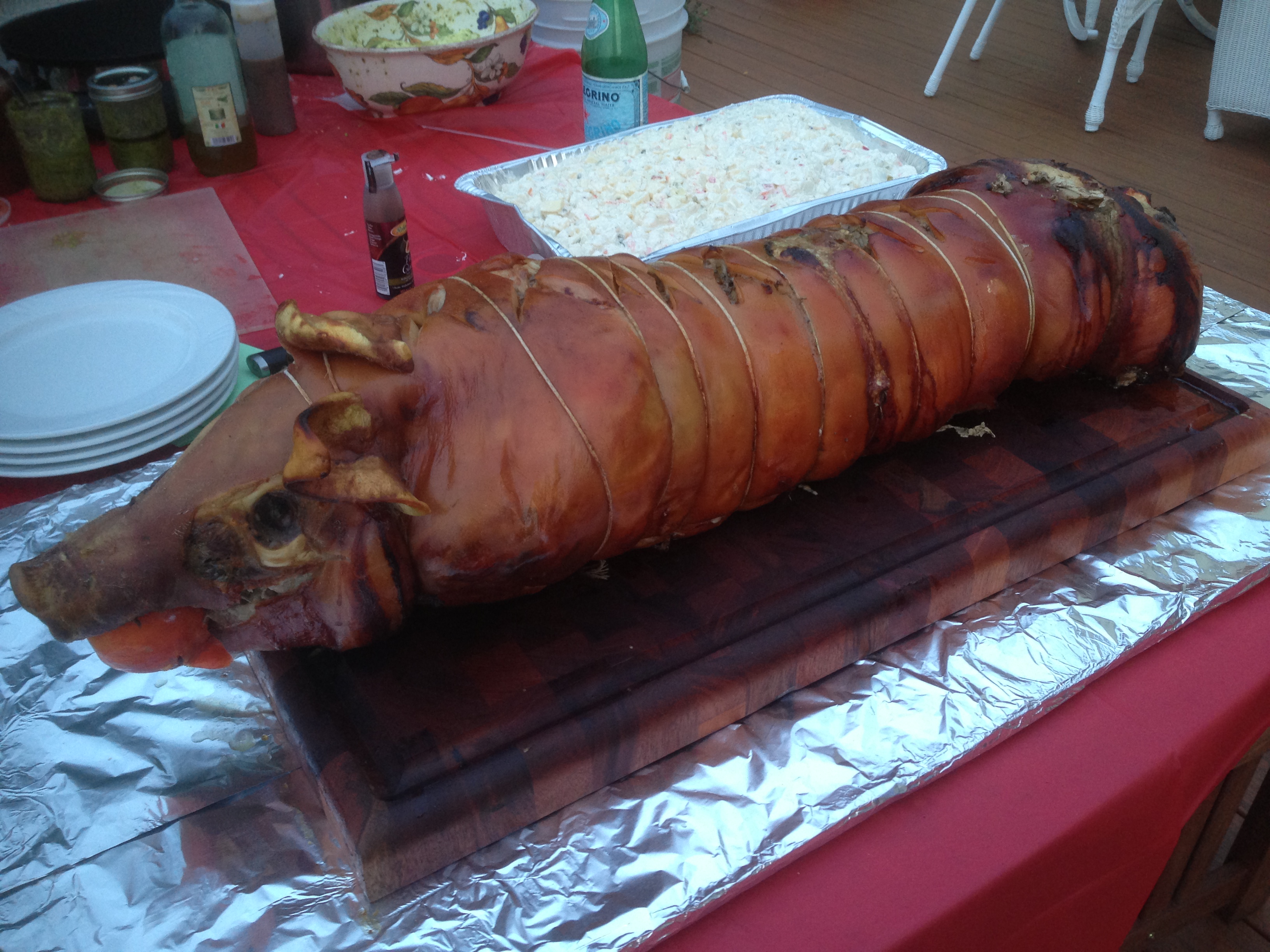 Iron Horse and Caffe Anello Pig Roast – Boozy Burbs