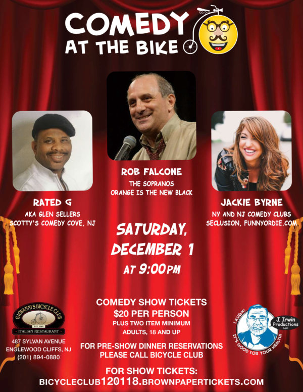 Comedy Night at The Bicycle Club – Boozy Burbs